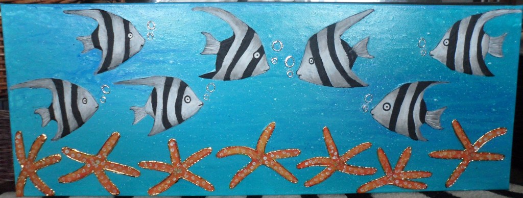 7 angel fish and 7 star fish – Life. One Big Existential Crisis